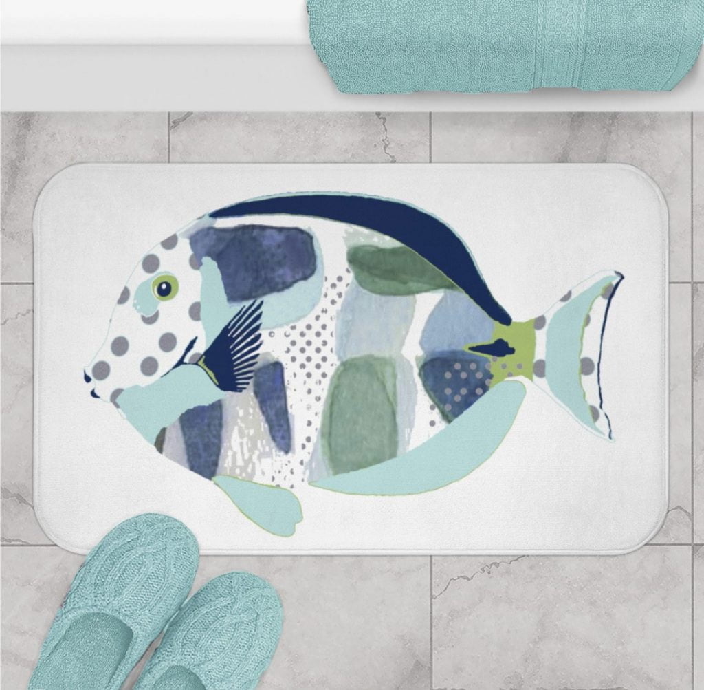 Pink Mermaid Shower Curtain – Cute & Waterproof for Toddler Girls